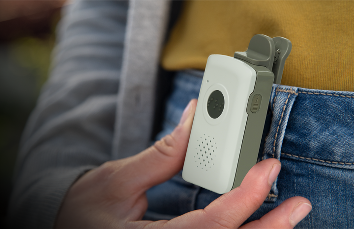 Medical Alert Necklace with Fall Detection – MG Mini l Assured Independence