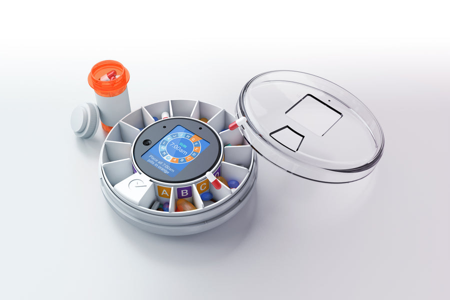 Smart Pill Box with Reminder Alarm | Medication Organizer | Assured ...